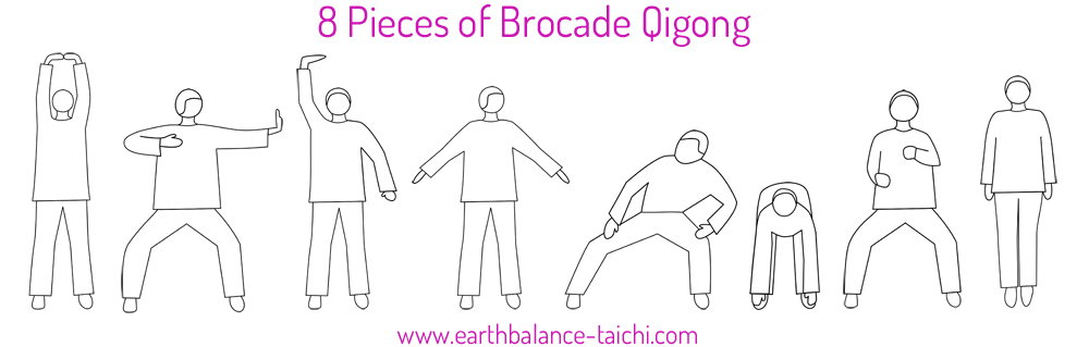 Eight Pieces Brocade Qigong Routine | Ba Duan Jin | 8 Moves