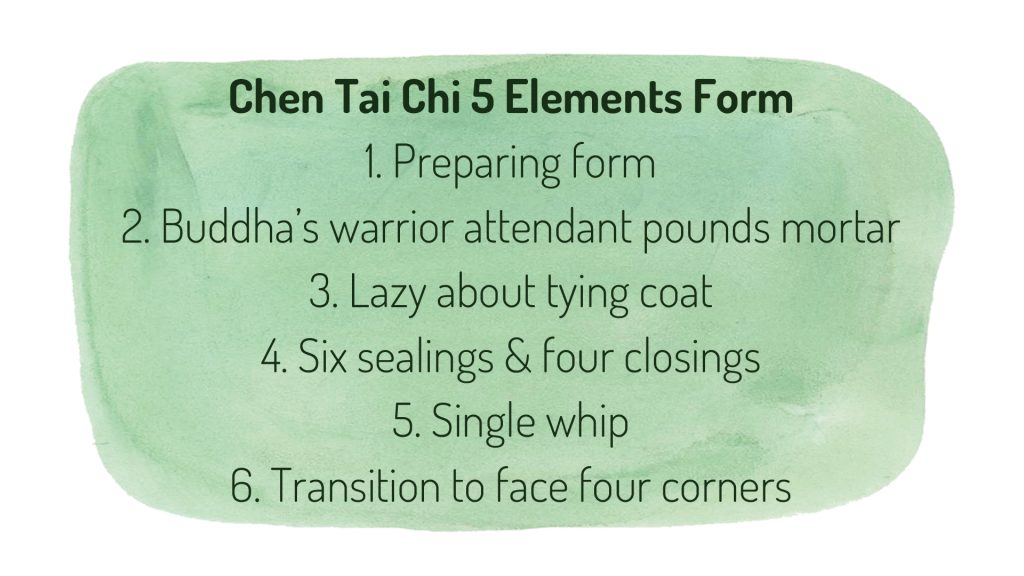 Chen Tai Chi 5 Elements | Learn the Beginners Form Online